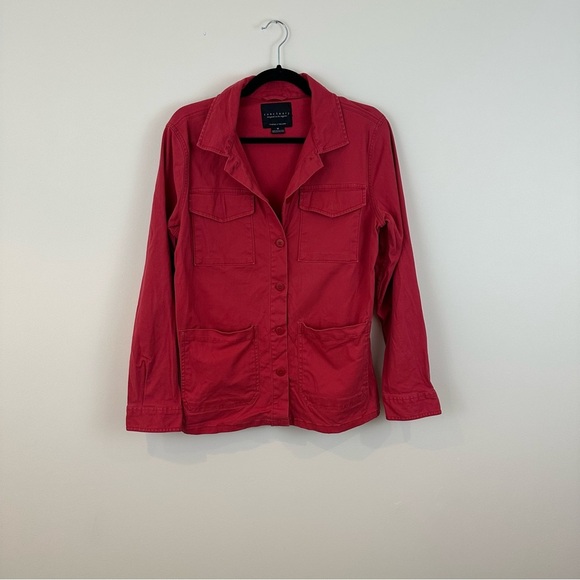 Sanctuary | Jackets & Coats | Sanctuary Red Worn In Chore Coat Button ...